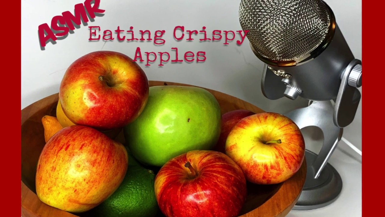 ASMR EATING CRISPY APPLES MOUTH SOUNDS | ASMR CRISP CRUNCH | Oddly ...