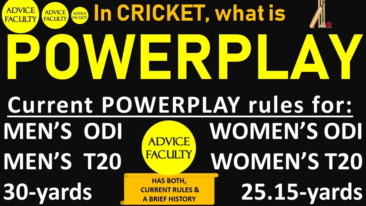 What Is POWERPLAY In Cricket MEN WOMEN s ODI And T20 Format Brief
