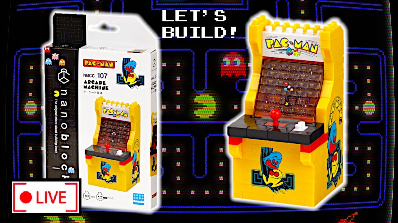 Lazy Sunday Legos | nanoblock - PAC-Man Arcade Machine - YouTube