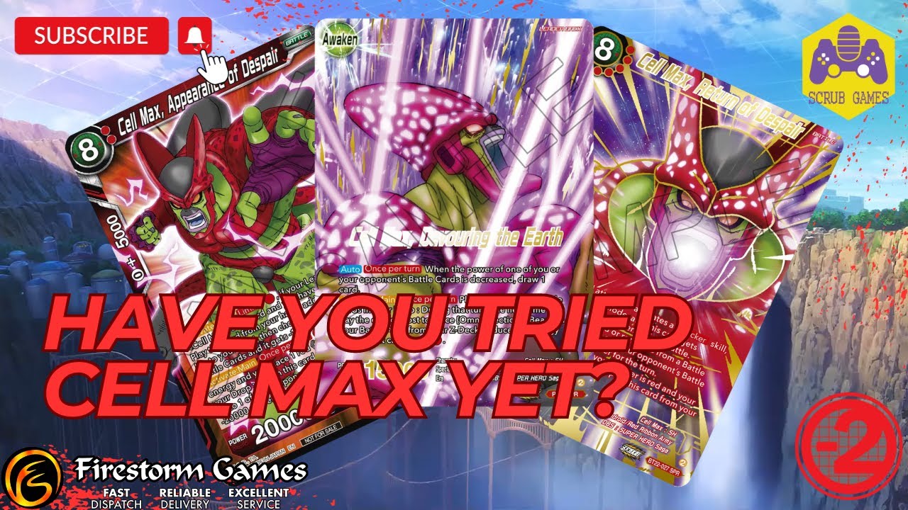 Have You Tried Cell Max Yet? - Zenkai Series Deck Profile [DBSCG] - YouTube
