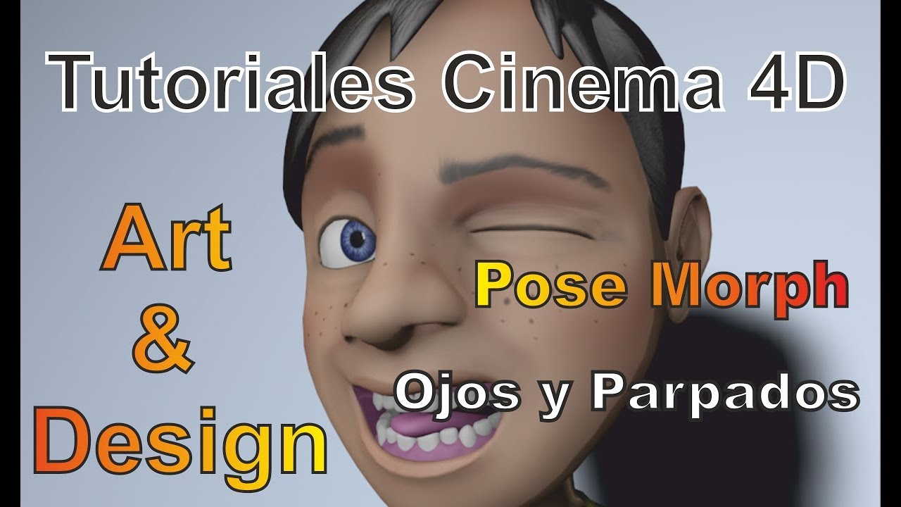 Animar un personaje en Cinema 4D - Pose Morph #1 (Ojos y Parpados) - YouTube