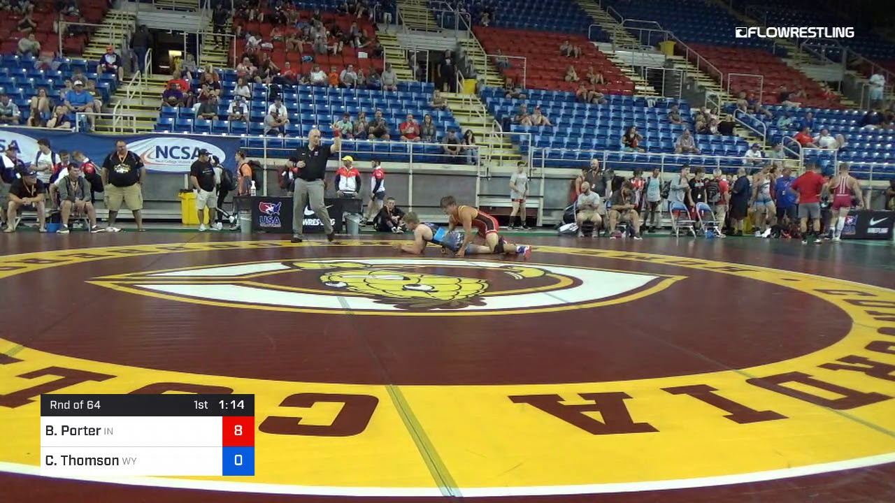 160 Lbs Rnd Of 64 Brodie Porter Indiana Vs Charlee Thomson Wyoming ...