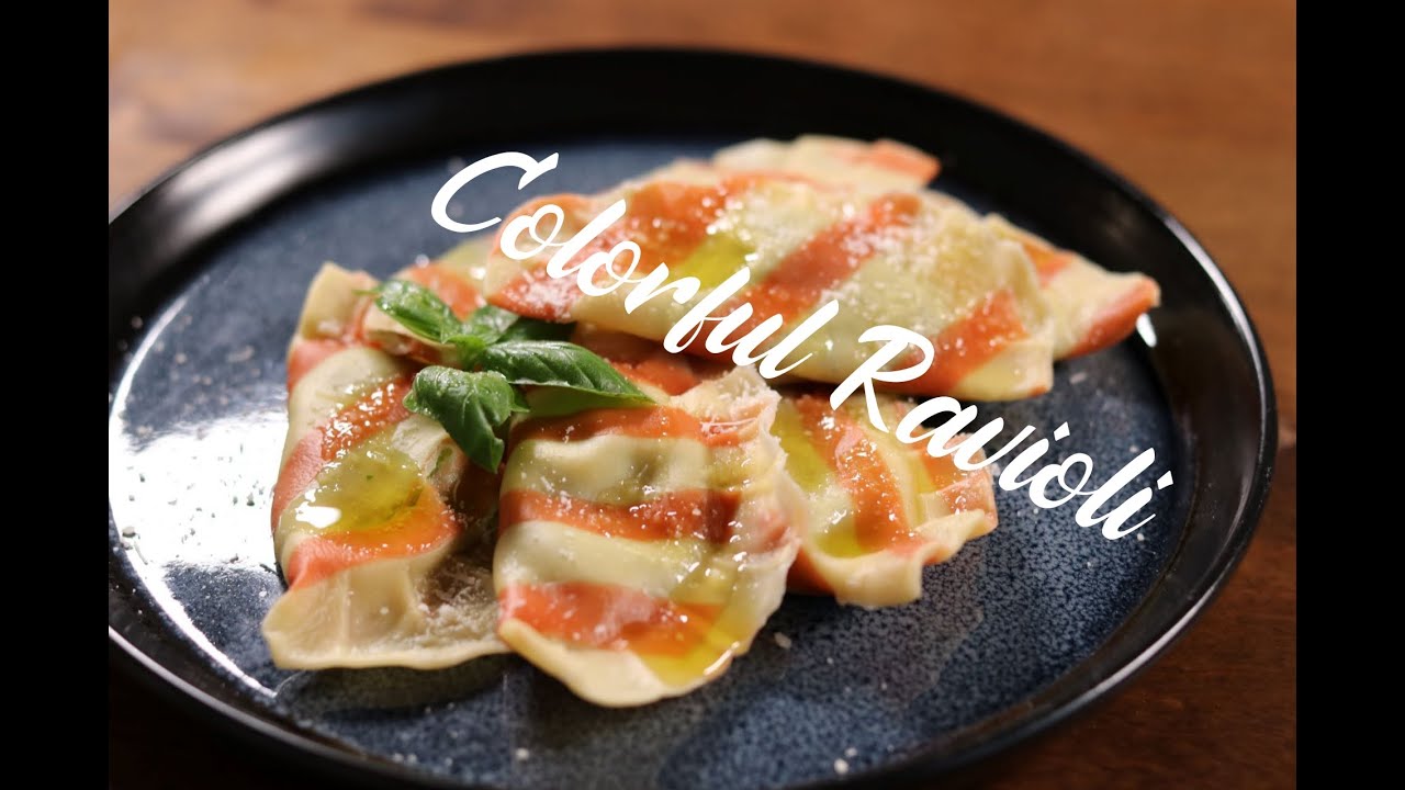 How to make Colorful Ravioli - YouTube