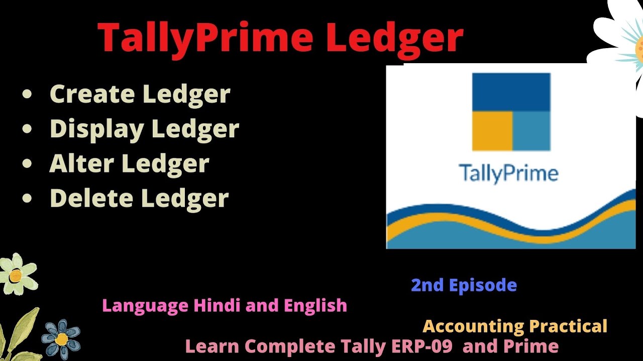 Create Ledger Display Ledger Alter Ledger And Delete Ledger In Tally Prime YouTube Create Ledger Display Ledger Alter Ledger And Delete Ledger In Tally Prime YouTube