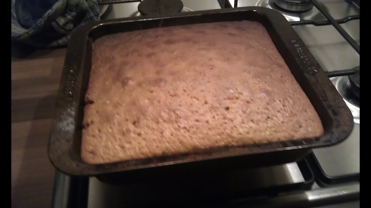 how too treackle sponge aka treacle cake the school version - YouTube