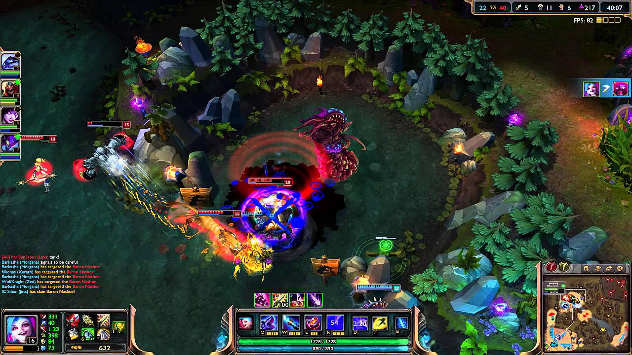 Jinx Ult Baron Steal EPIC - YouTube
