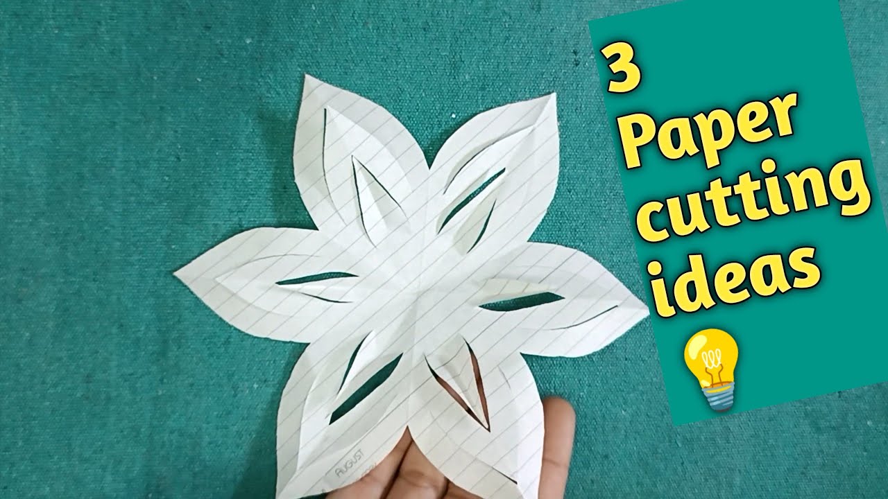 3 Easy Paper Cutting Ideas - Paper Craft - YouTube
