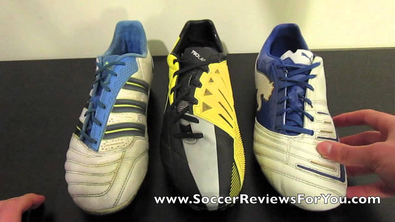 Adidas adipower VS Nike T90 Laser IV VS Puma PowerCat 1.12 - Comparison ...
