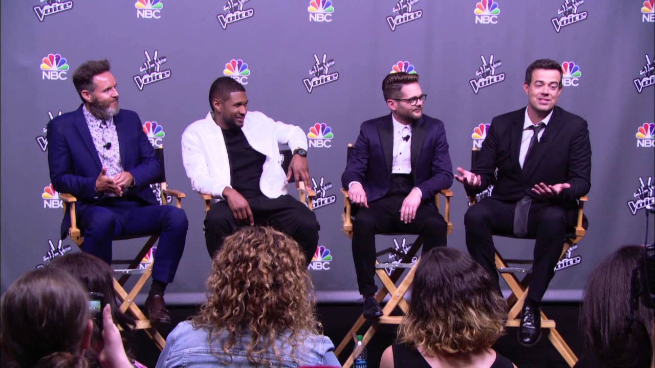 The Voice: Season 6 Finale: Winner Press Conference with Usher & Josh ...