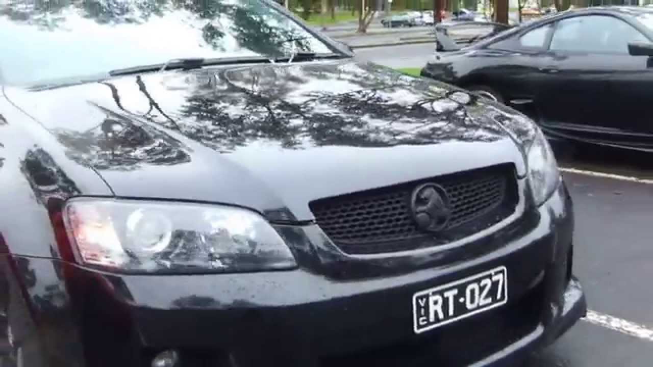 VE SS COMMODORE tuff BLACK aussie muscle - YouTube
