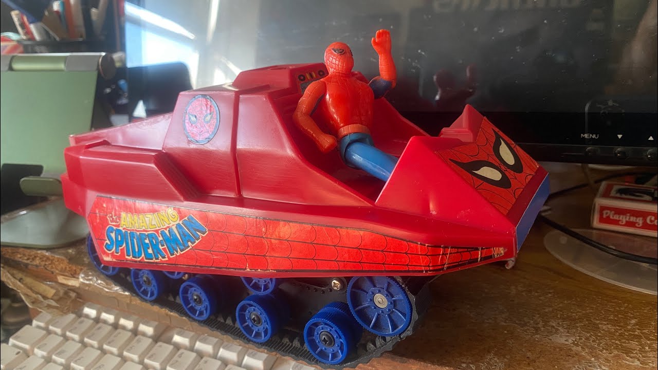 Spider-Man Mego spider machine - YouTube