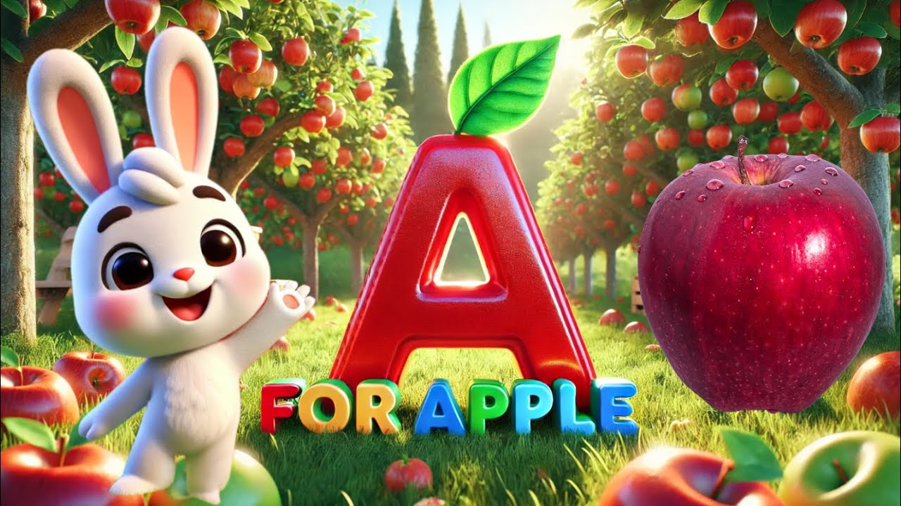 A for APPLE Song-Sing Along to find what is Next-Phonics Song, Kids ...