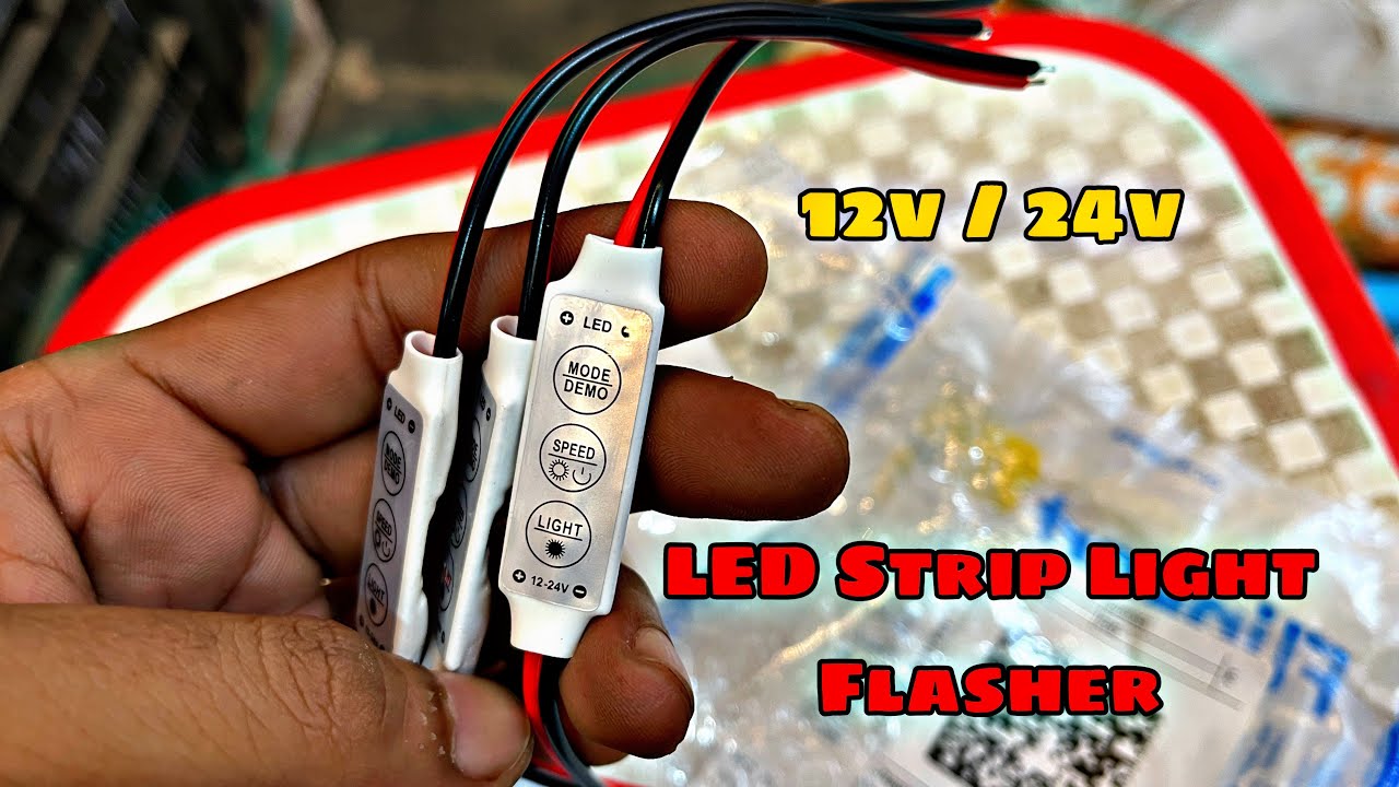 LED Strip Light Flasher Blinker Strip Controller Micro ControllerBoard ...