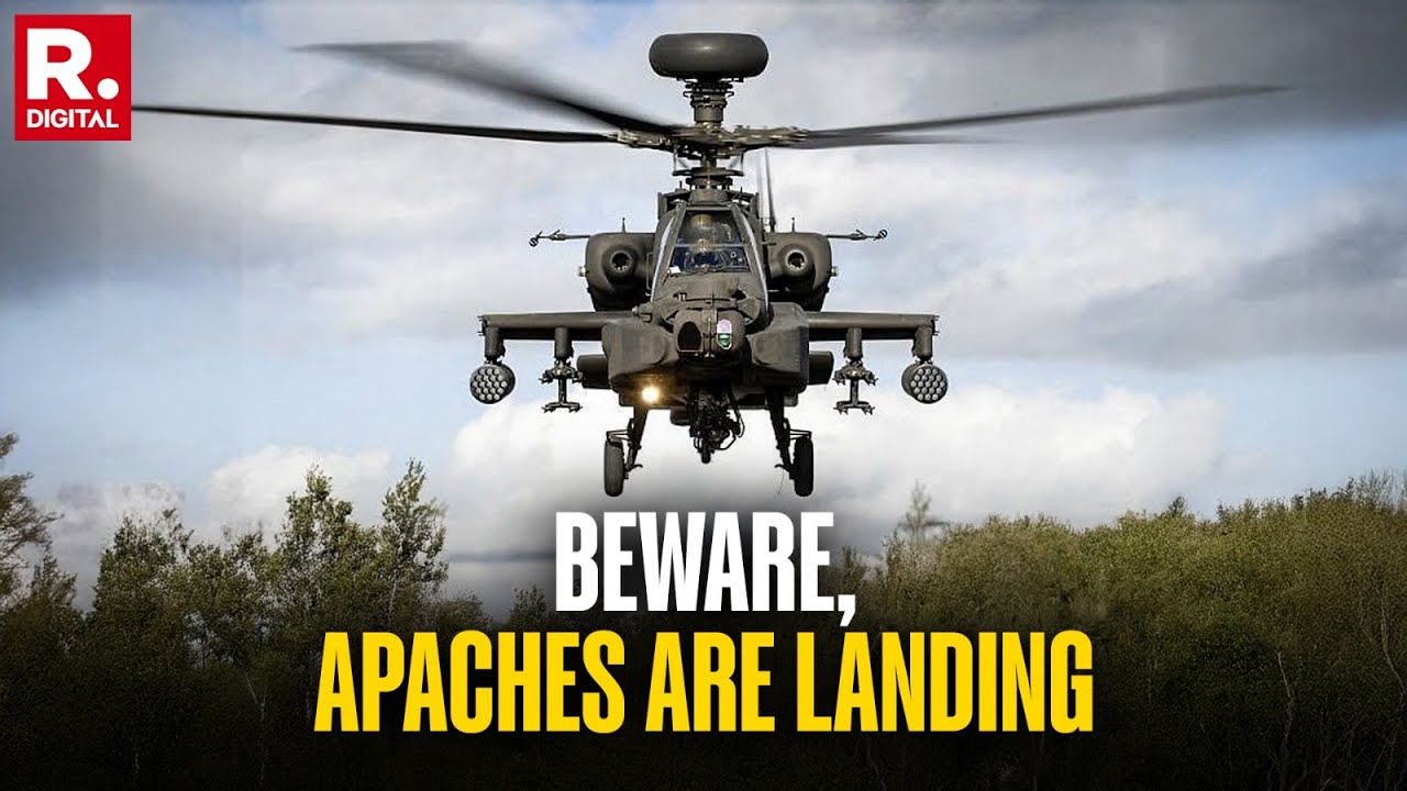 Big Boost For Indian Armed Forces, 1st Consignment Of Apache-Attack ...