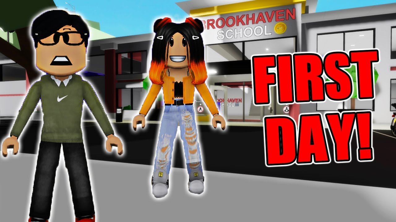 BACK TO SCHOOL!! **BROOKHAVEN ROLEPLAY** | JKREW GAMING - YouTube
