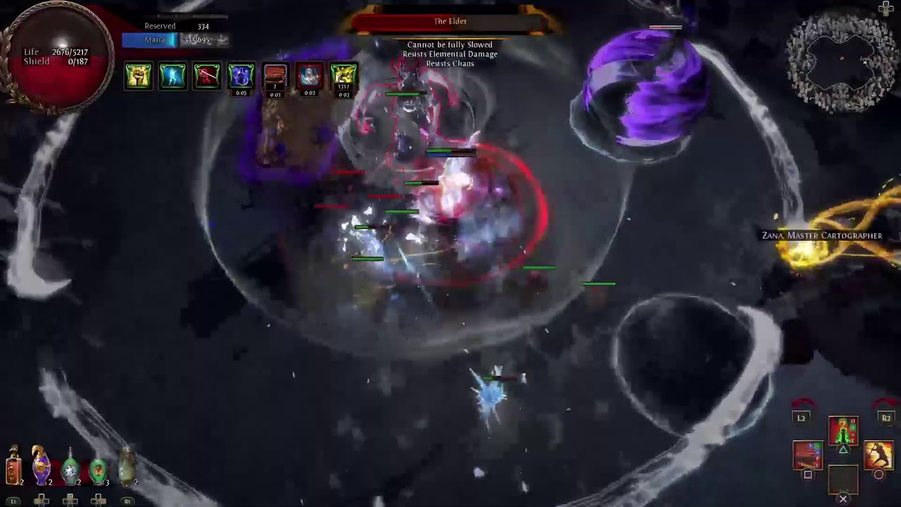Poe ps4 Slayer duelist cyclone 91lvl uber elder - YouTube