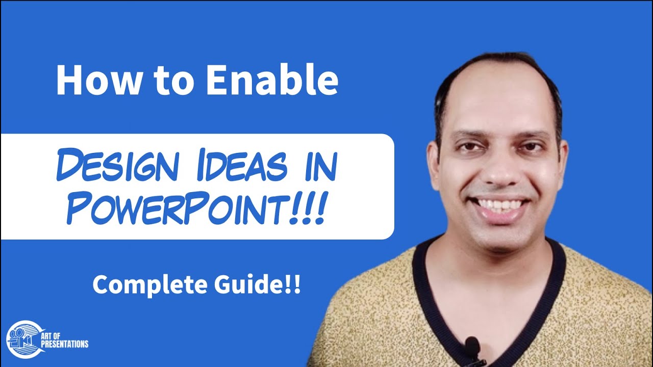 PowerPoint Design Ideas Tutorial [How to Enable it and FIX it!] - YouTube