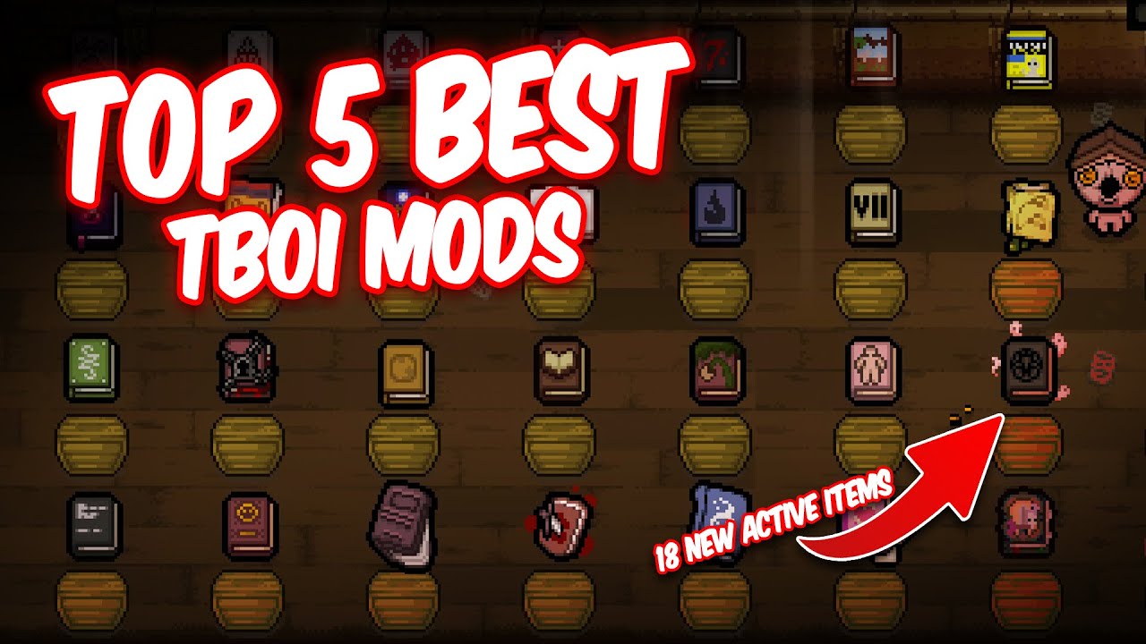 TOP 5 BEST MODS to The Binding of Isaac Repentance - YouTube