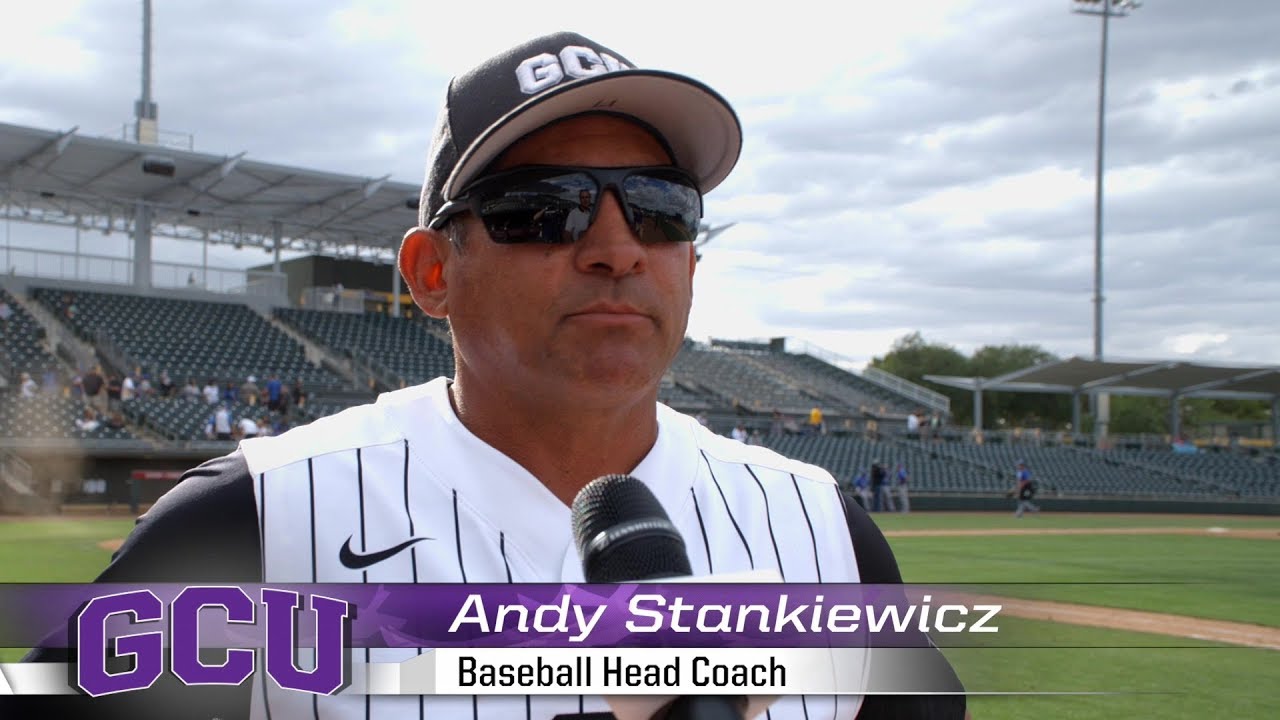 GCU Baseball Rolls In WAC Tourney Opener: Coach Stankiewicz Post Game ...