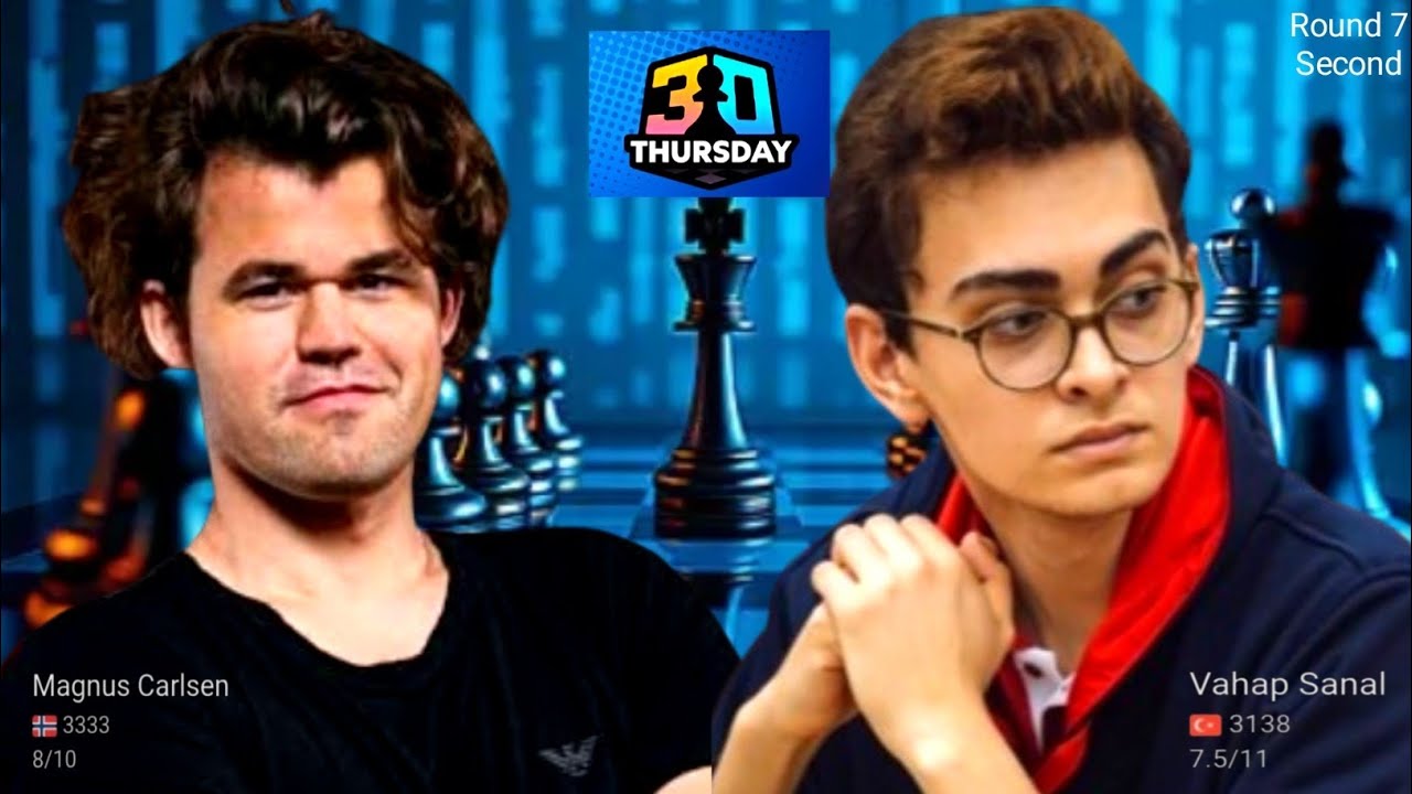Thursday 3+0 ⚡ Magnus Carlsen vs Vahap Sanal, in Match 2026 || chesscom ...