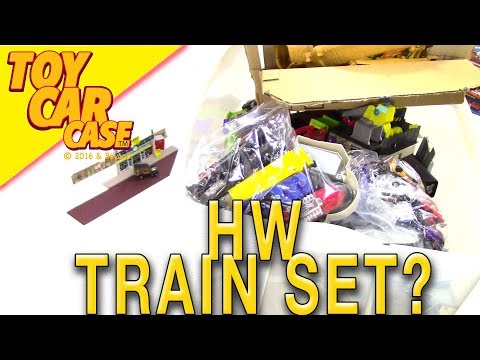 Hot Wheels Deluxe World Train and Power Express Train Sets Toy Car Case