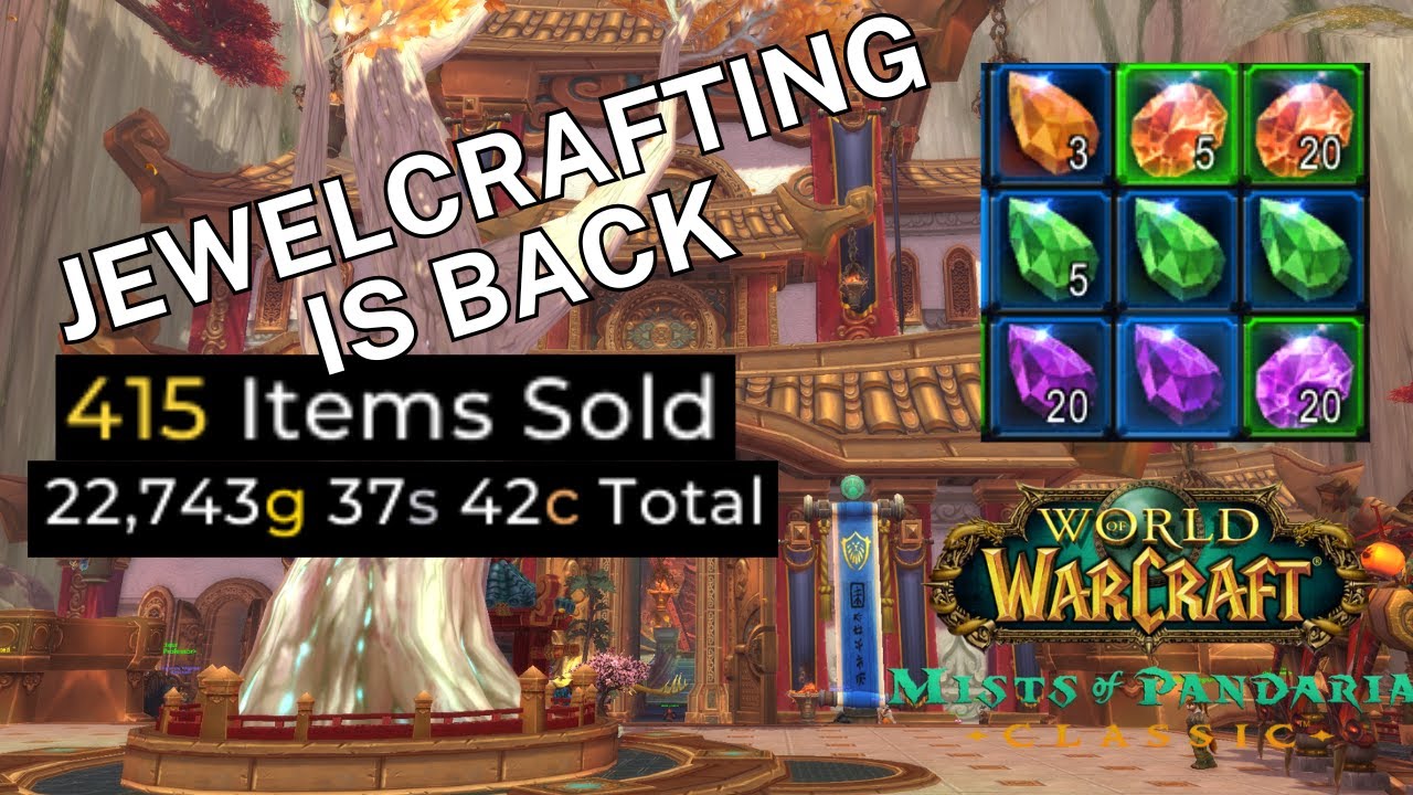 Prospecting is a gold mine! MoP Jewelcrafting gold guide - YouTube