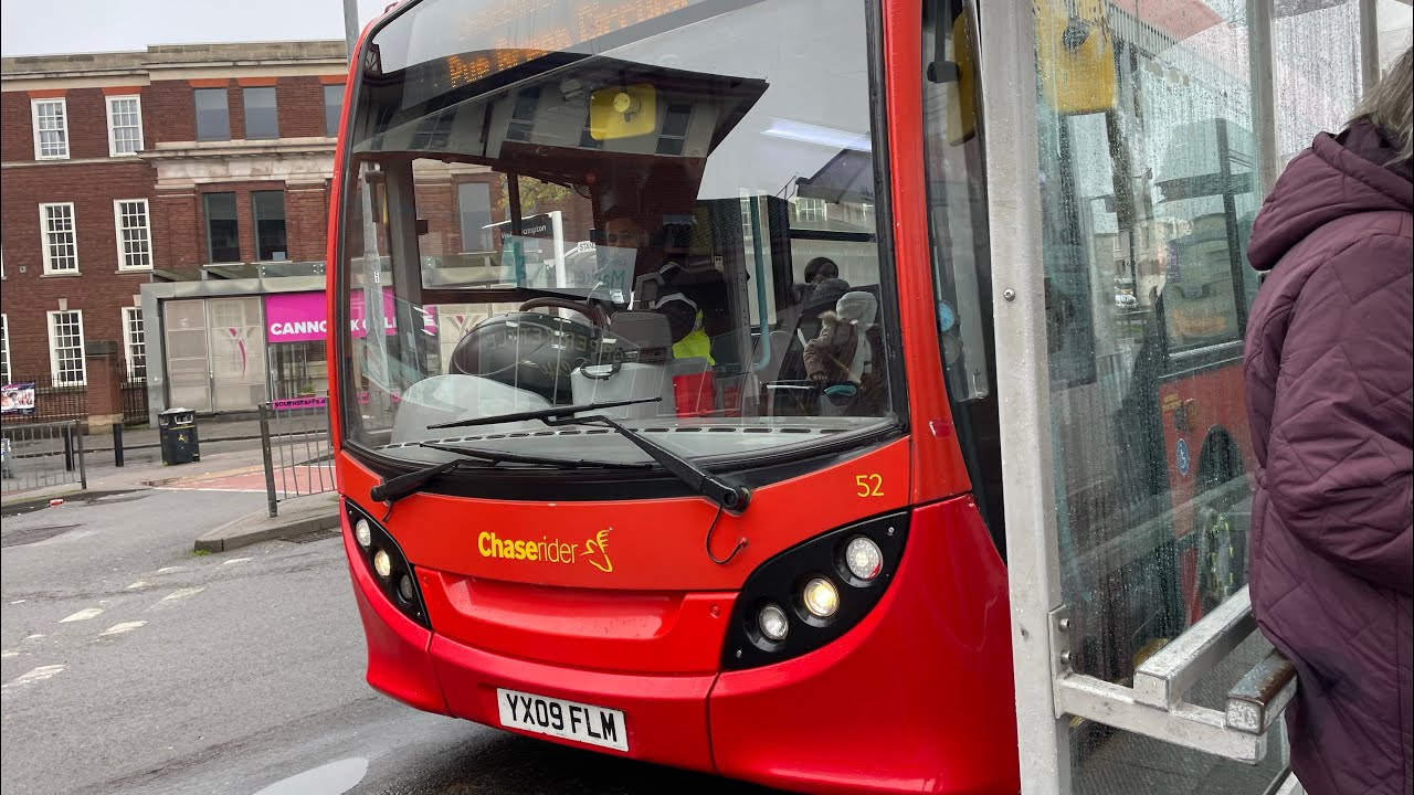 Kickdown! Chaserider 52 YX09 FLM. Alexander Dennis ADL Enviro200. Route ...