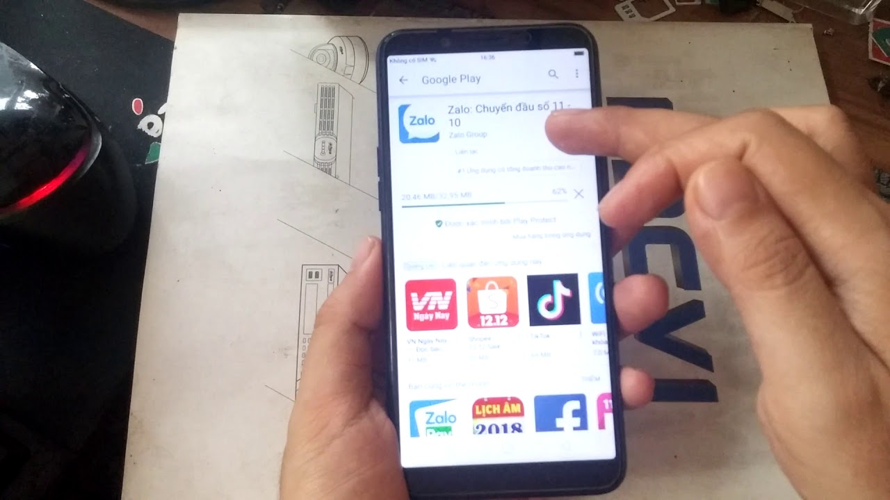 Add Play Store (CH Play) OPPO A83 Color V3.2 Android 7.1.1 China phone ...