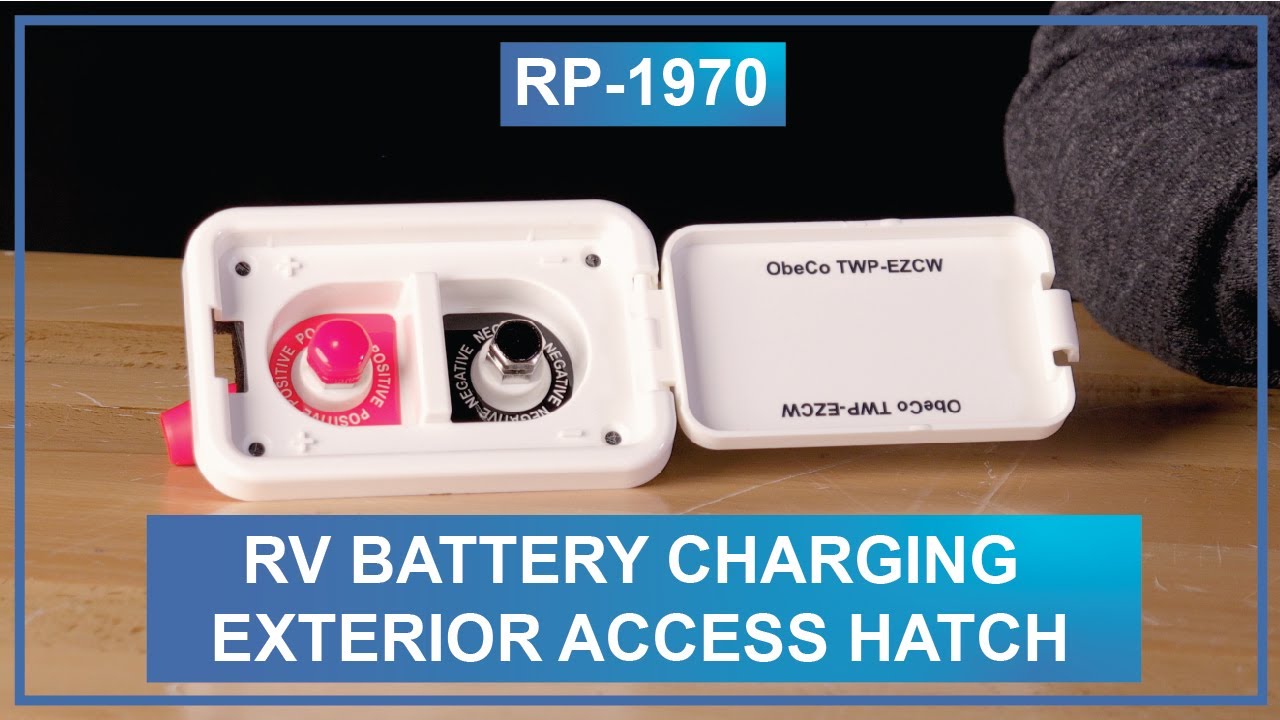 RV Battery Charging Exterior Access Hatch - YouTube
