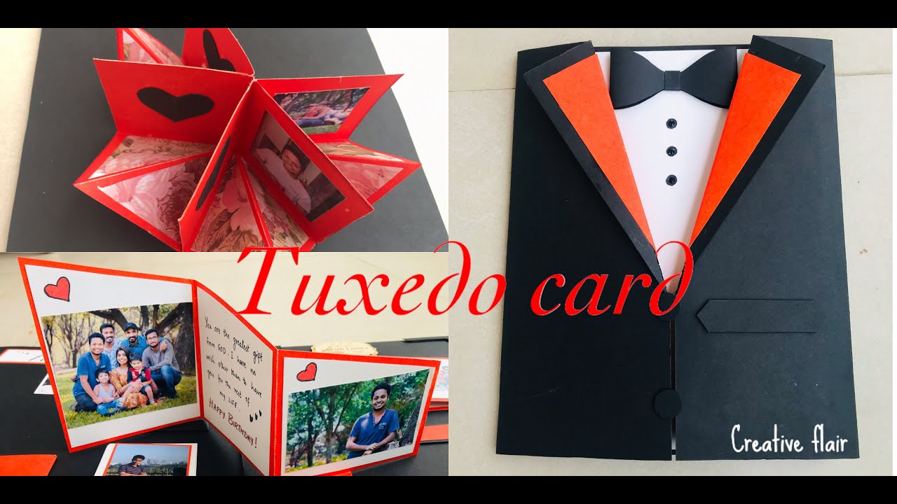 Tuxedo Card | Gift for Him | Creative Flair - YouTube
