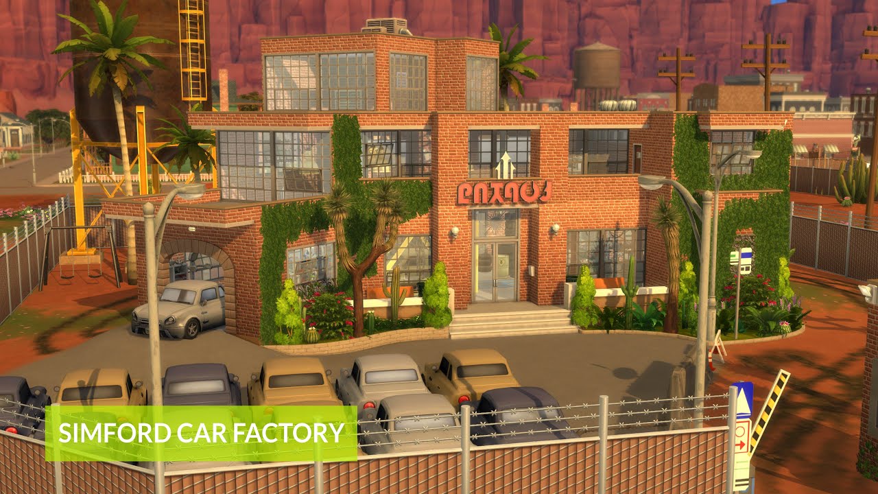 TOUR: SimFord Car Factory | The Sims 4 | Simooligan - #StarrDayShell ...