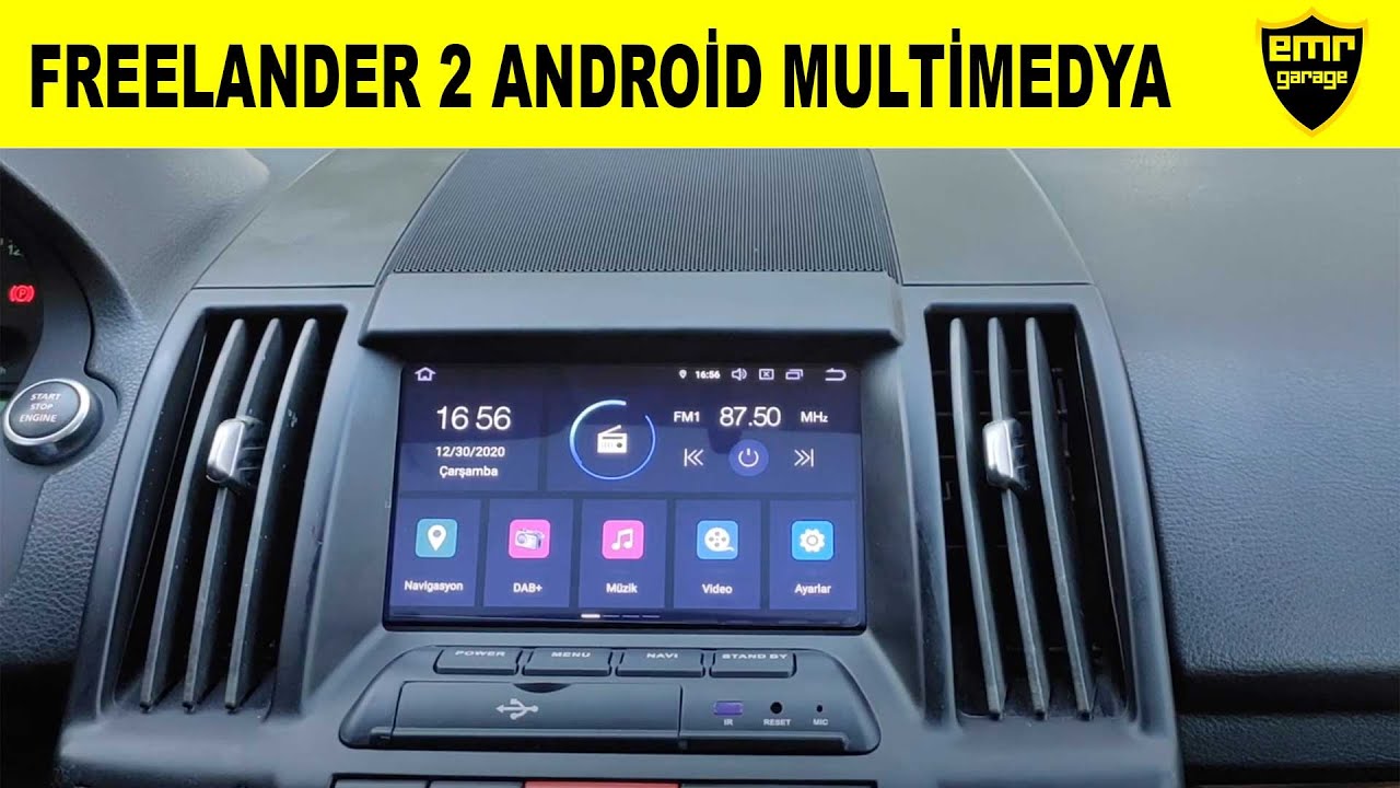 Land Rover Freelander 2 android auto carplay multimedya montaj - Emr ...