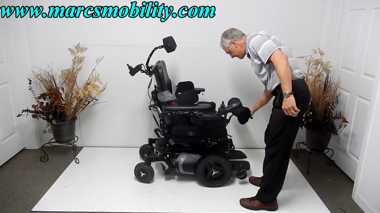 Permobil F5 VS Vertical Standing Loaded Power Chair - YouTube