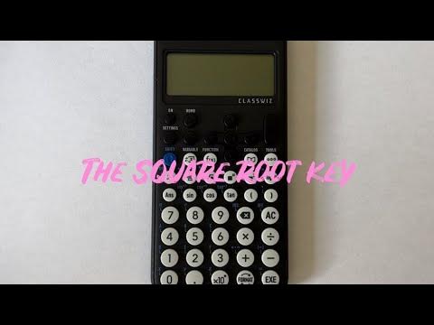 How To Square Root A Number On A Casio fx-83GT CW Scientific Calculator ...