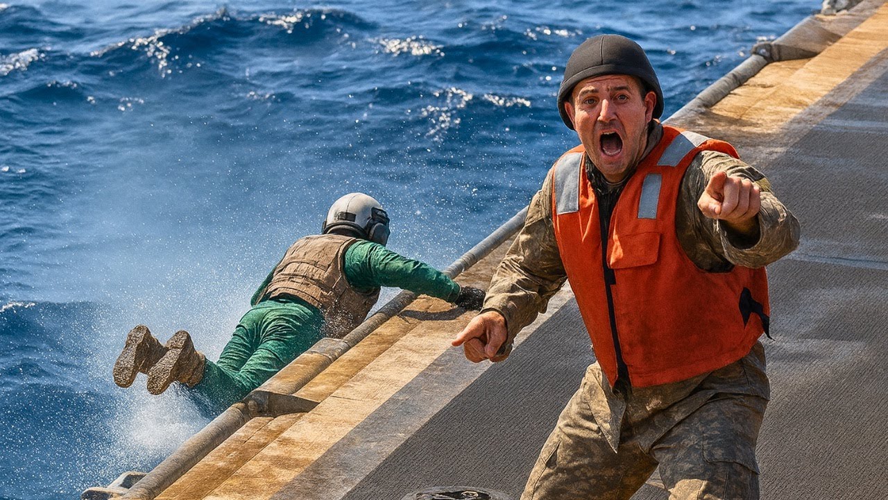 How US Navy Sailors Survive Falling 60 Feet Into the Open Ocean - YouTube