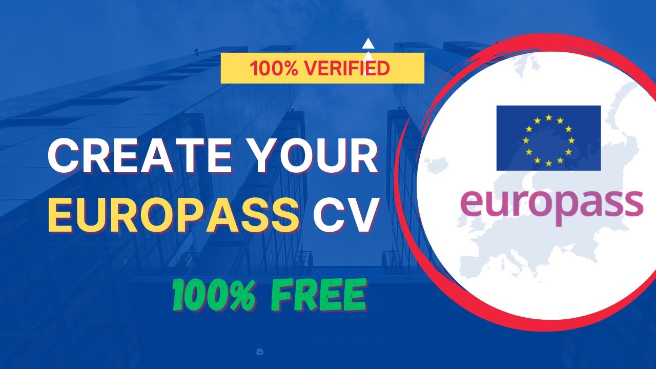 How to create europass cv | Europass | Effective Curriculum Vitae ...
