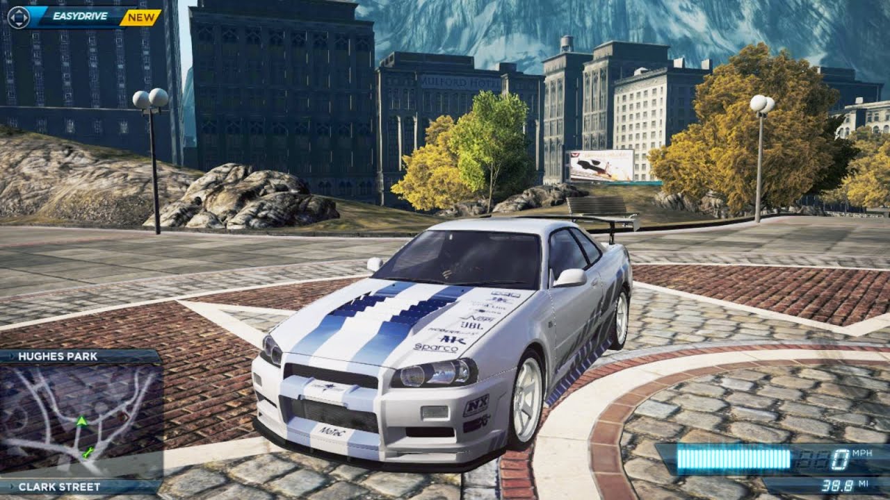 Brian's Nissan Skyline GT-R R34 - NFS Most Wanted (2012) - YouTube