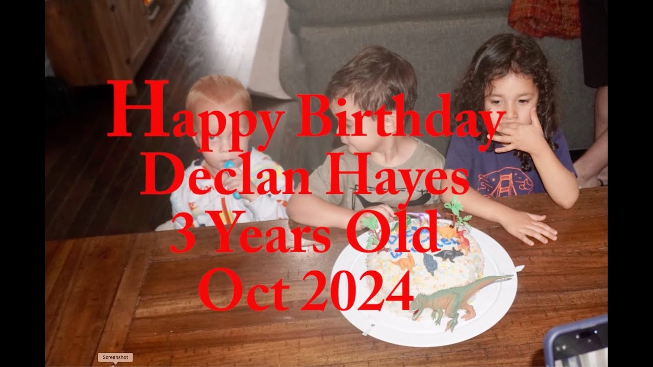 2024 Declan 3rd Birthday - YouTube