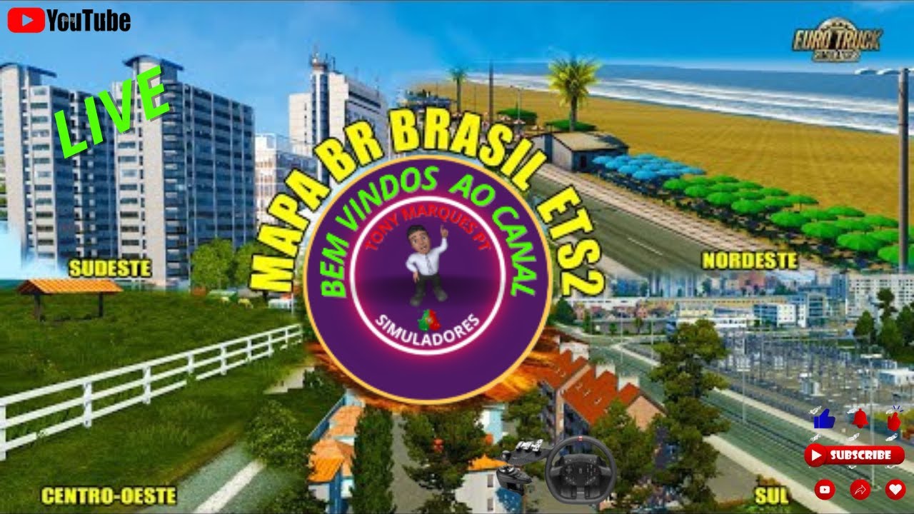 ETS 2 - 1.53 - / MAPA BR BRASIL - YouTube