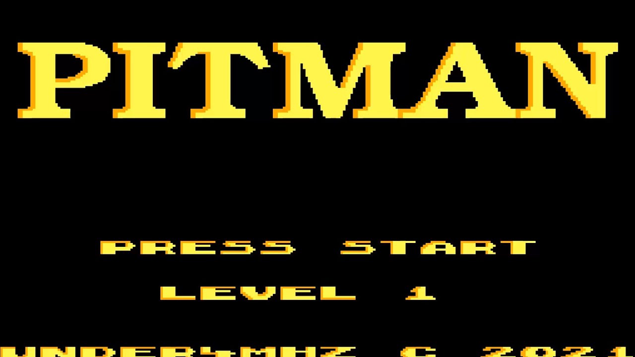 PITMAN WITH FM SOUND INTRO SONG PIT MAN 2021 SEGA MASTER SYSTEM ME ...