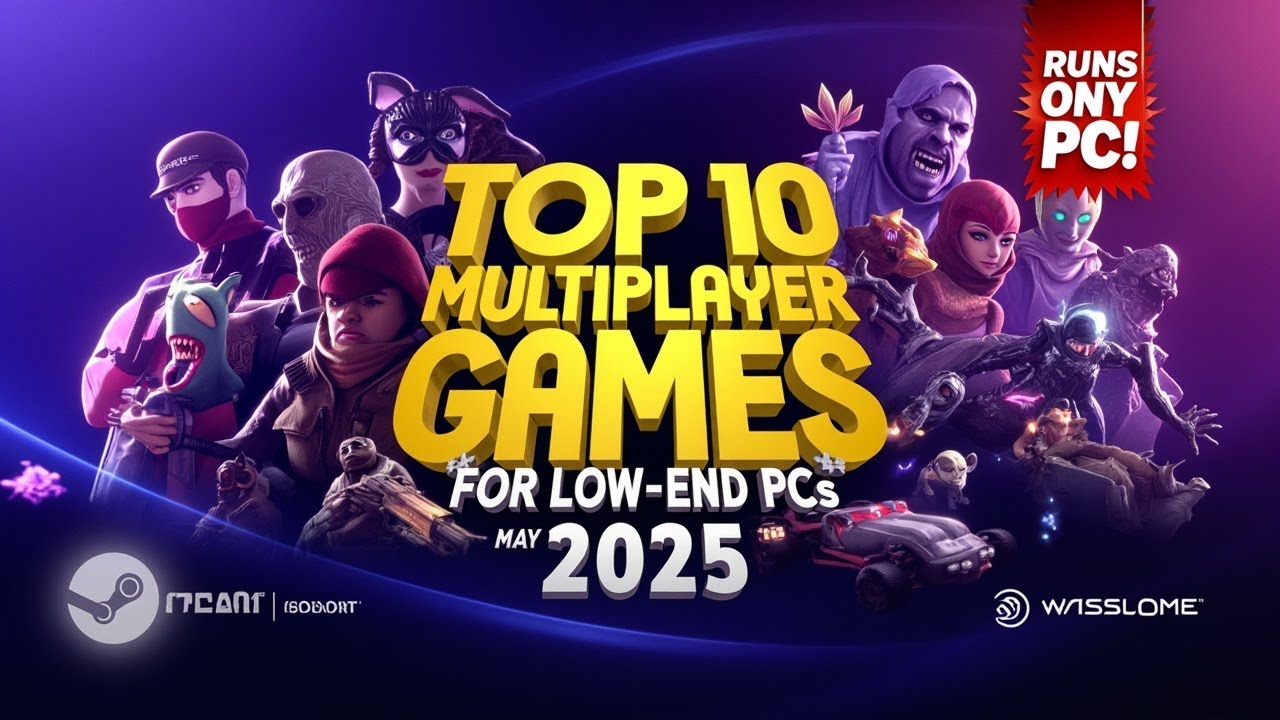 Top 10 Best Multiplayer Games On Steam For Low End Pc - YouTube