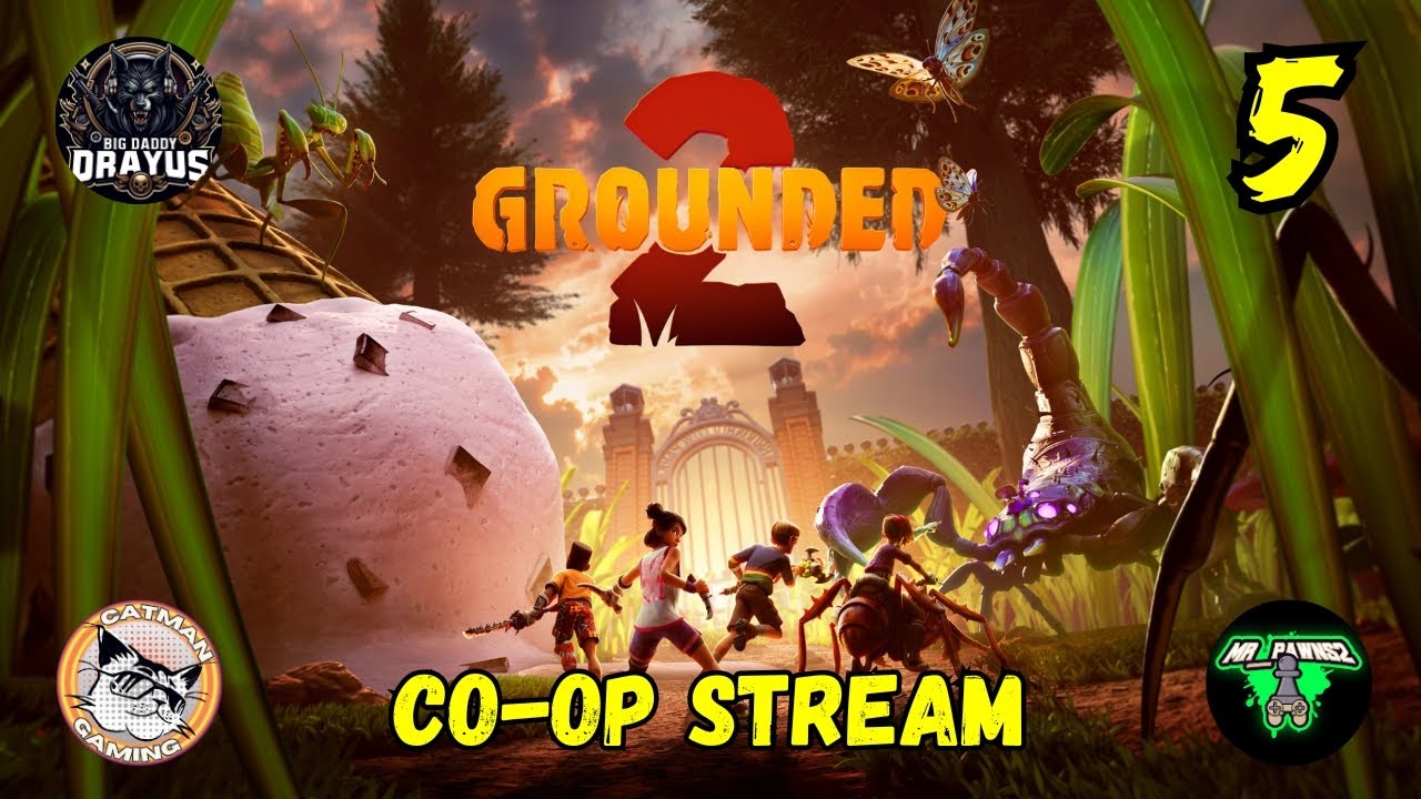 Day 5 of Grounded Co-op Stream with @CATMAN_44 and @Mr_Pawns2 - YouTube