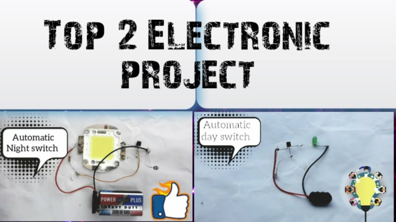 top 2 simple electronic project//simple electronic home project - YouTube