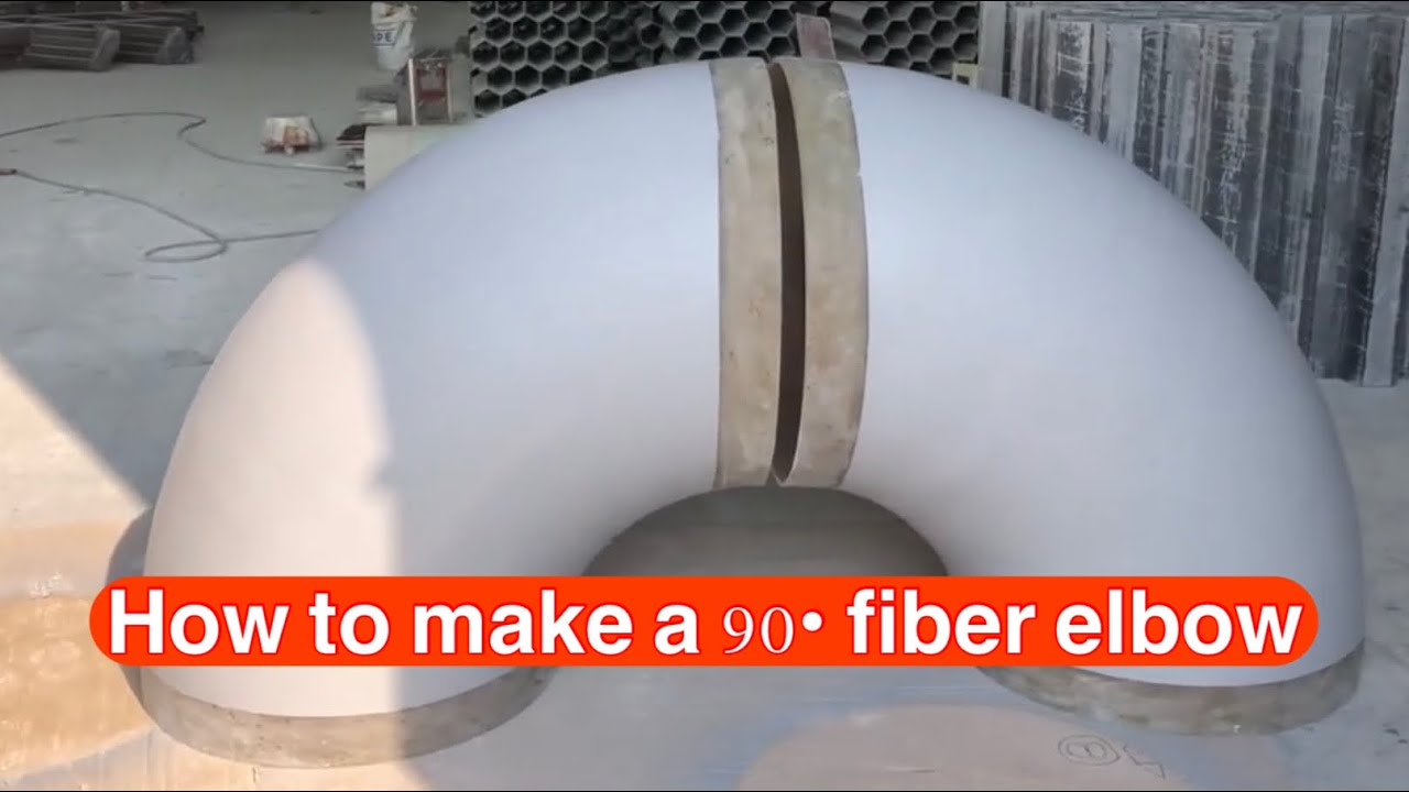 how to Make A Fiber Glass Elbow - YouTube