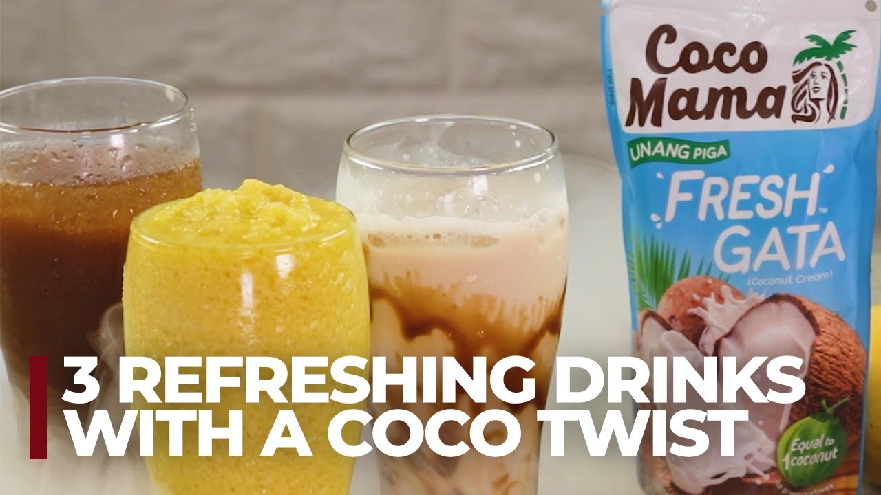 How to Make 3 Refreshing Drinks with a Coco Twist - YouTube