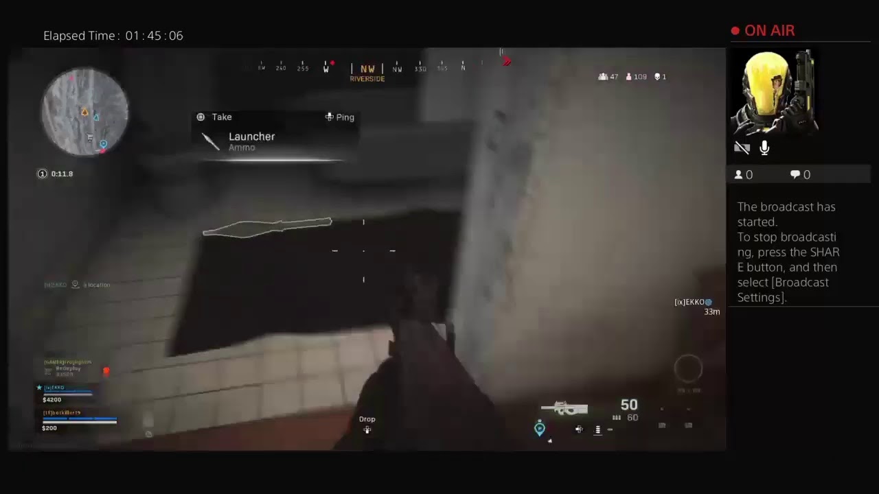 Grinding for a team on warzone - YouTube