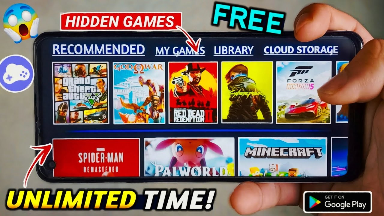 😱 I Played All "AAA" Games In One Emulator l Unlimited Time Cloud ...