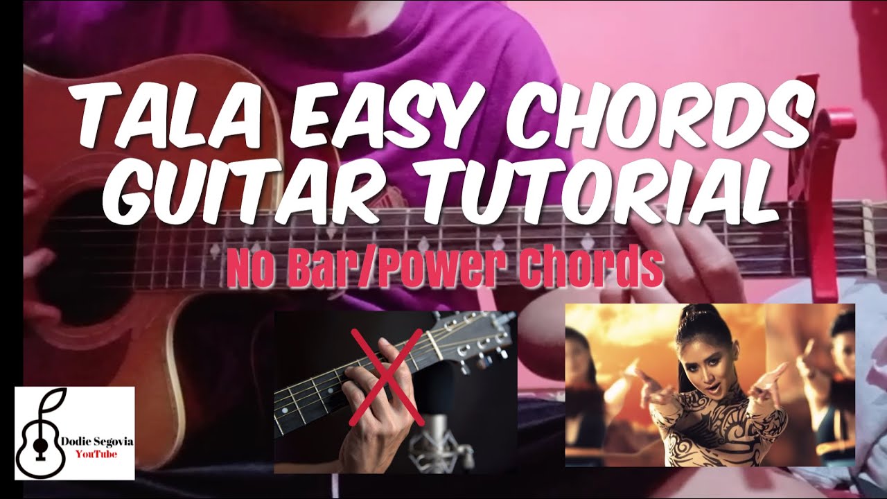 Tala By Sarah Geronimo | Guitar Tutorial | No Bar Chords - YouTube