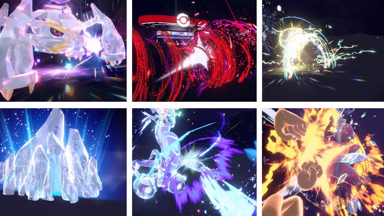 Pokémon Scarlet & Violet - All Tera Blast Moves - YouTube
