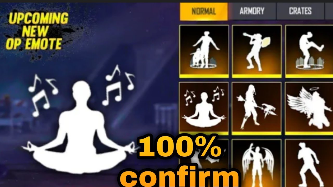 UPCOMING ALL EMOTES IN FREE FIRE || NEW FREEFIRE EMOTES || FREEFIRE ...